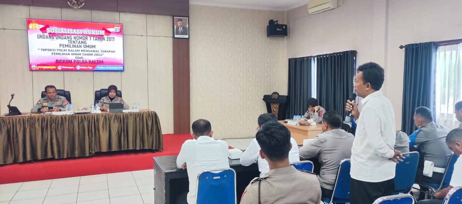 Kunjungi Polres PPU, Bidkum Polda Kaltim Sosialisasi Tupoksi Polri ... Kunjungi Polres PPU, Bidkum Polda Kaltim Sosialisasi Tupoksi Polri ...